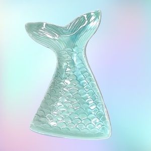 Kitchen | Pearlized Ceramic Mermaid Tail Spoon Rest | Poshmark